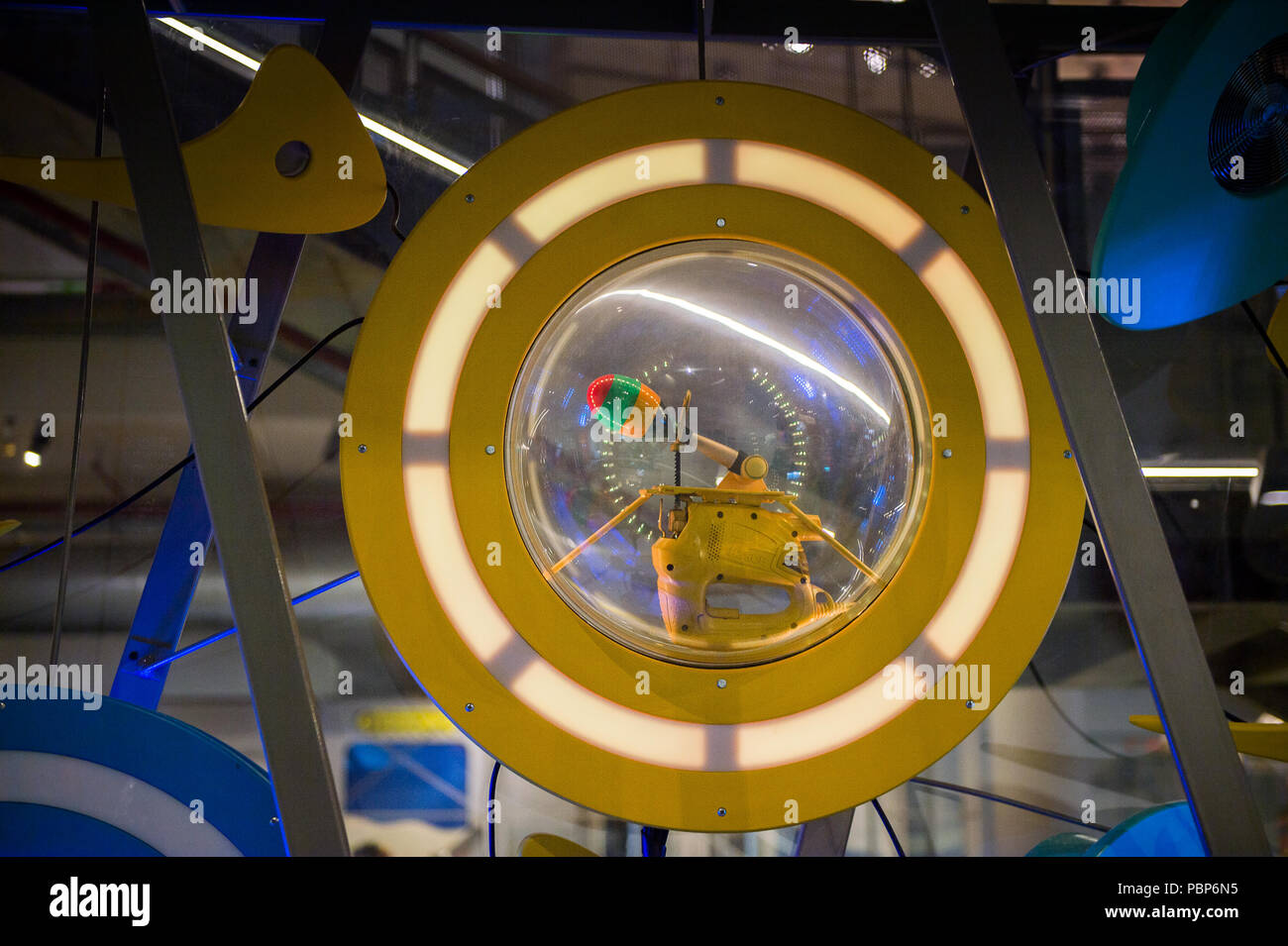AMSTERDAM, NETHERLANDS - JUN 2, 2015: Interior of the Science Center ...
