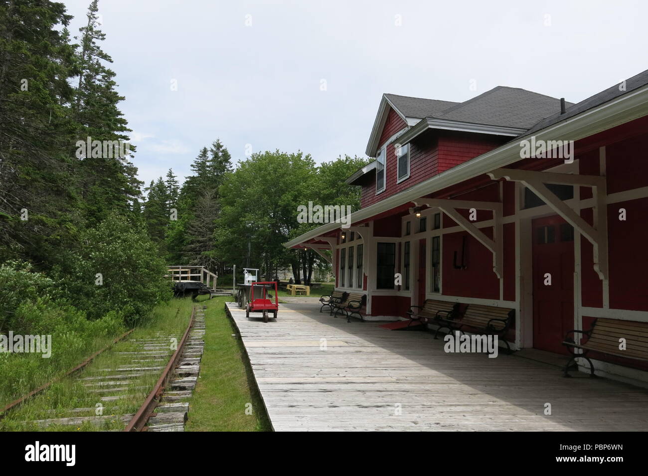 Musquodoboit Harbour Railway Museum has a collection of engines ...