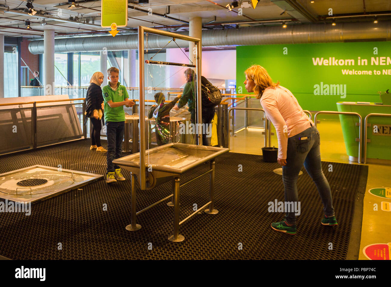 AMSTERDAM, NETHERLANDS - JUN 2, 2015: Science Center Nemo, a science ...