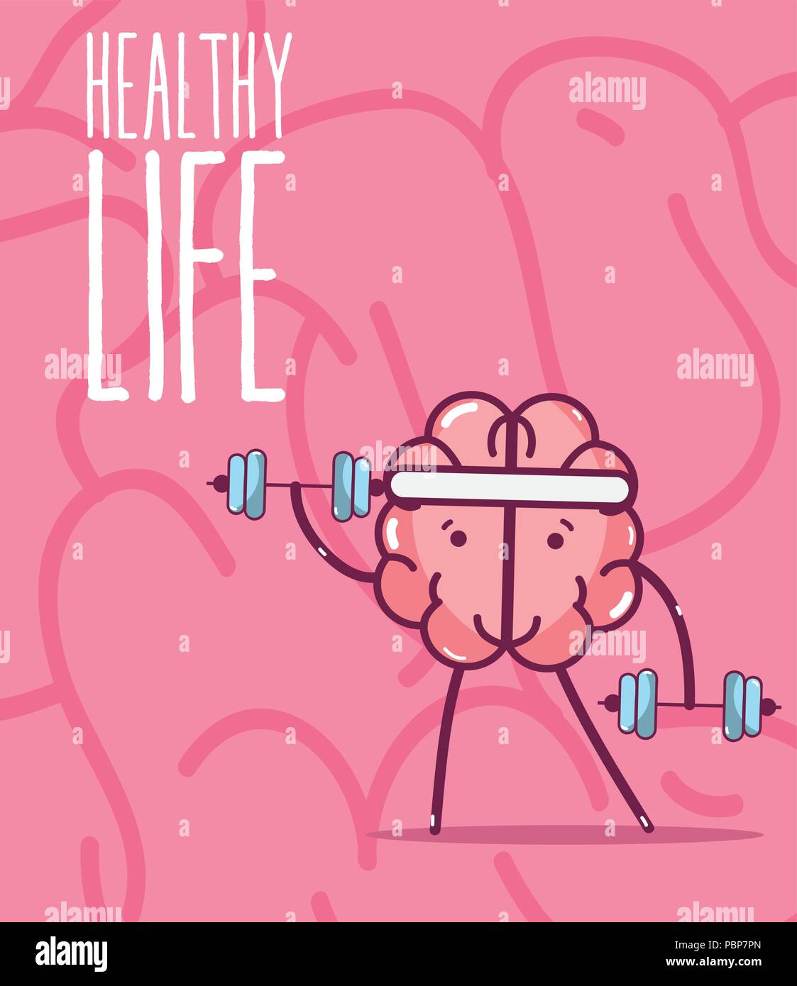 Lifting brain Stock Vector Images - Alamy