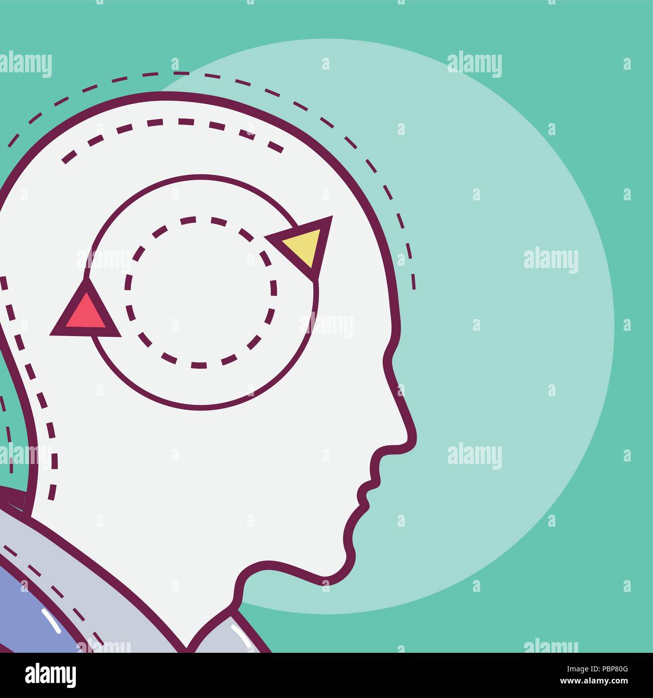 Human mind concept Stock Vector Image & Art - Alamy