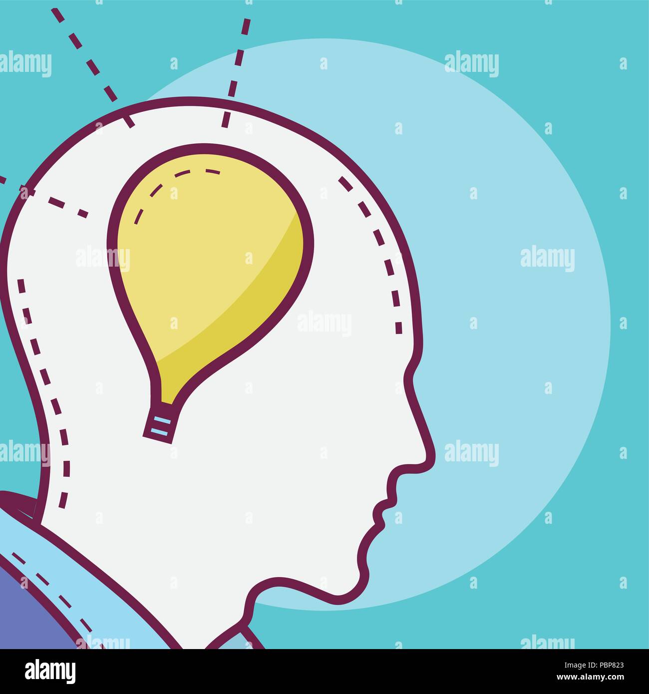 Human mind concept Stock Vector Image & Art - Alamy