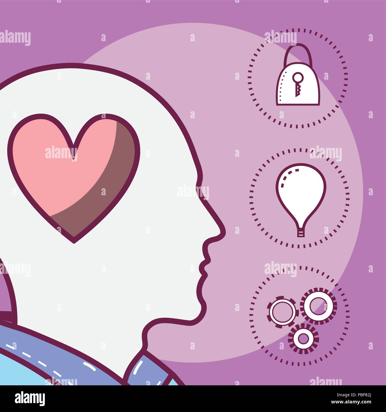 Human mind concept Stock Vector Image & Art - Alamy