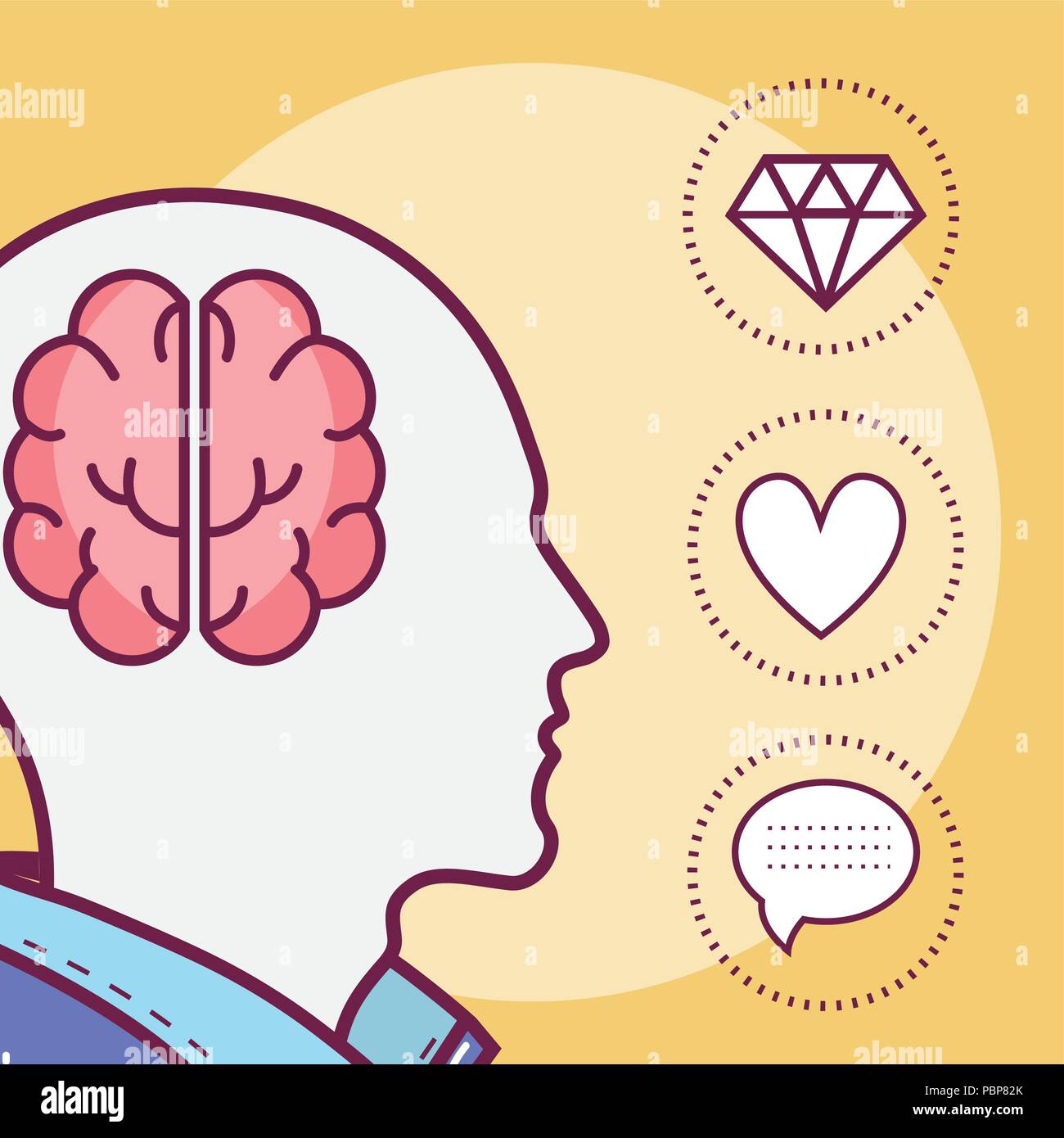 Human mind concept Stock Vector Image & Art - Alamy