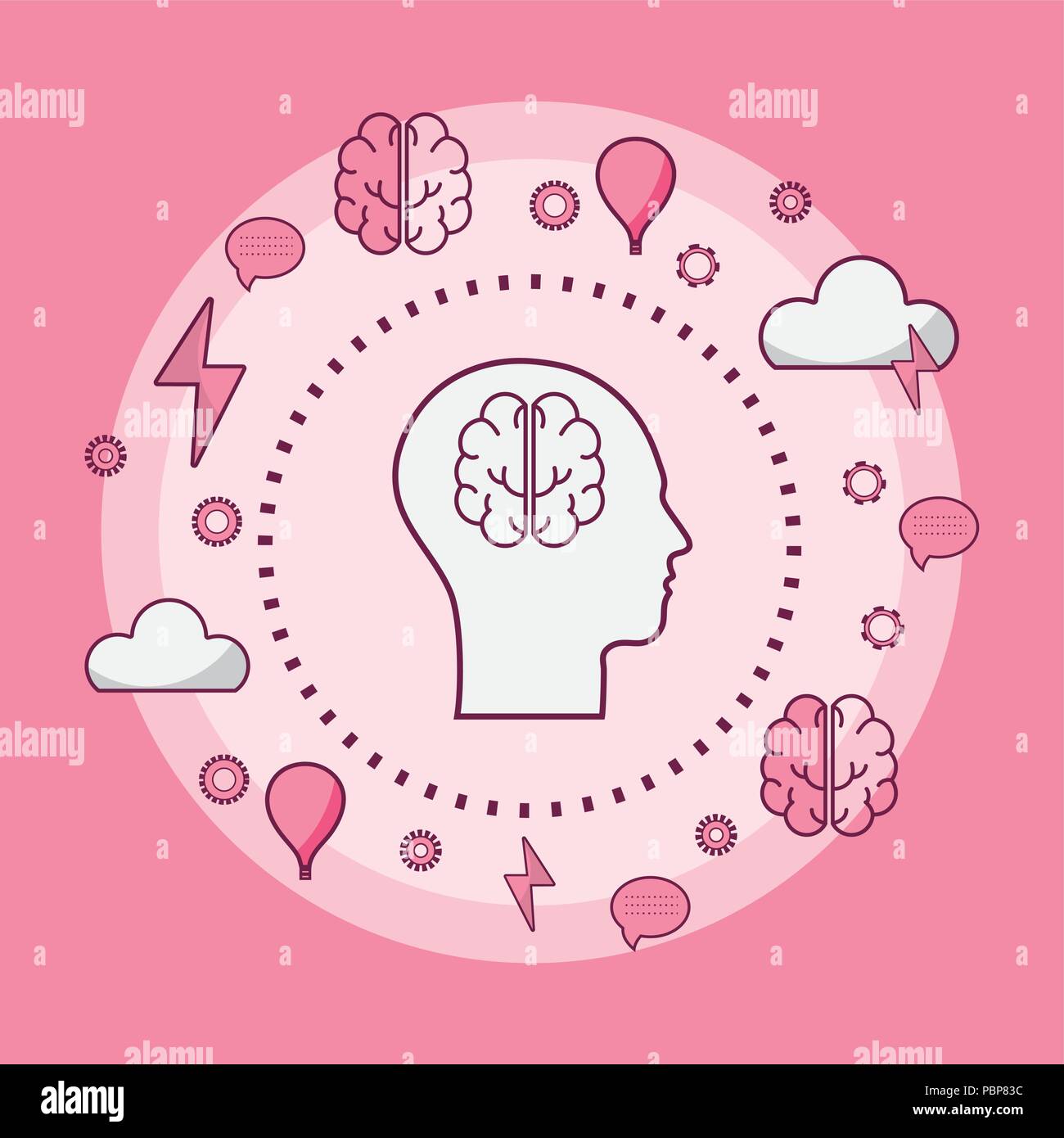 Human mind concept Stock Vector Image & Art - Alamy