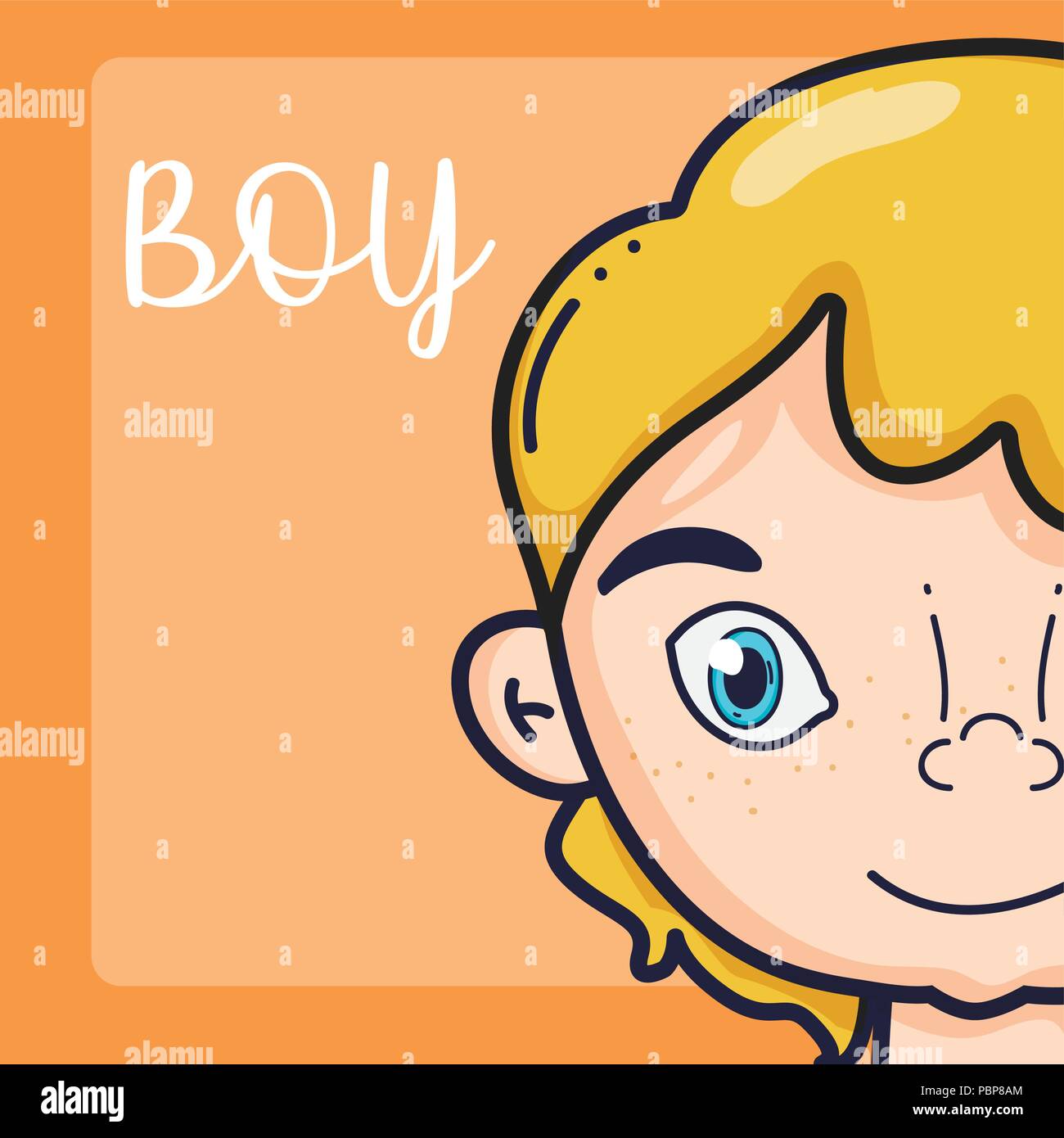 Young boy cartoon Stock Vector Image & Art - Alamy