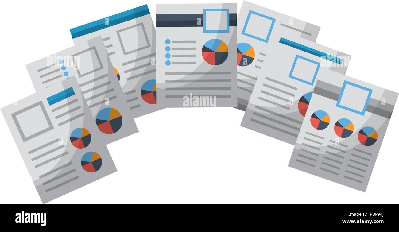 human resources document personal information vector illustration Stock ...