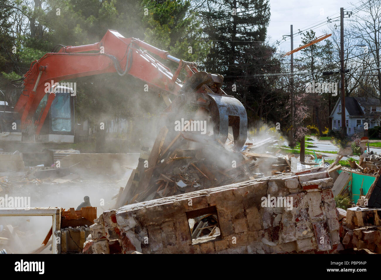 Architecture destruction natural disasters roof hi-res stock ...