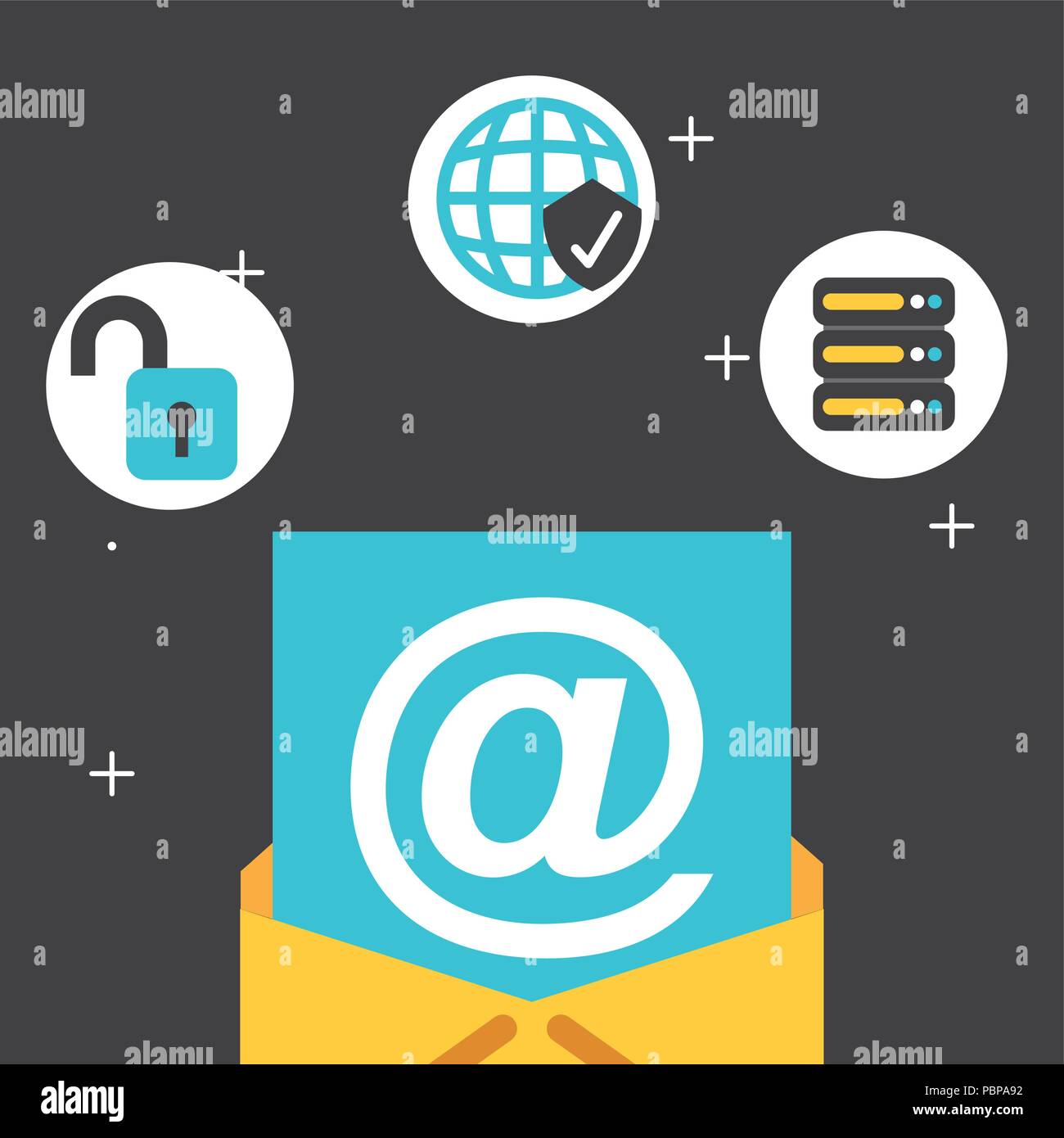 Synchronizing data Stock Vector Images - Alamy