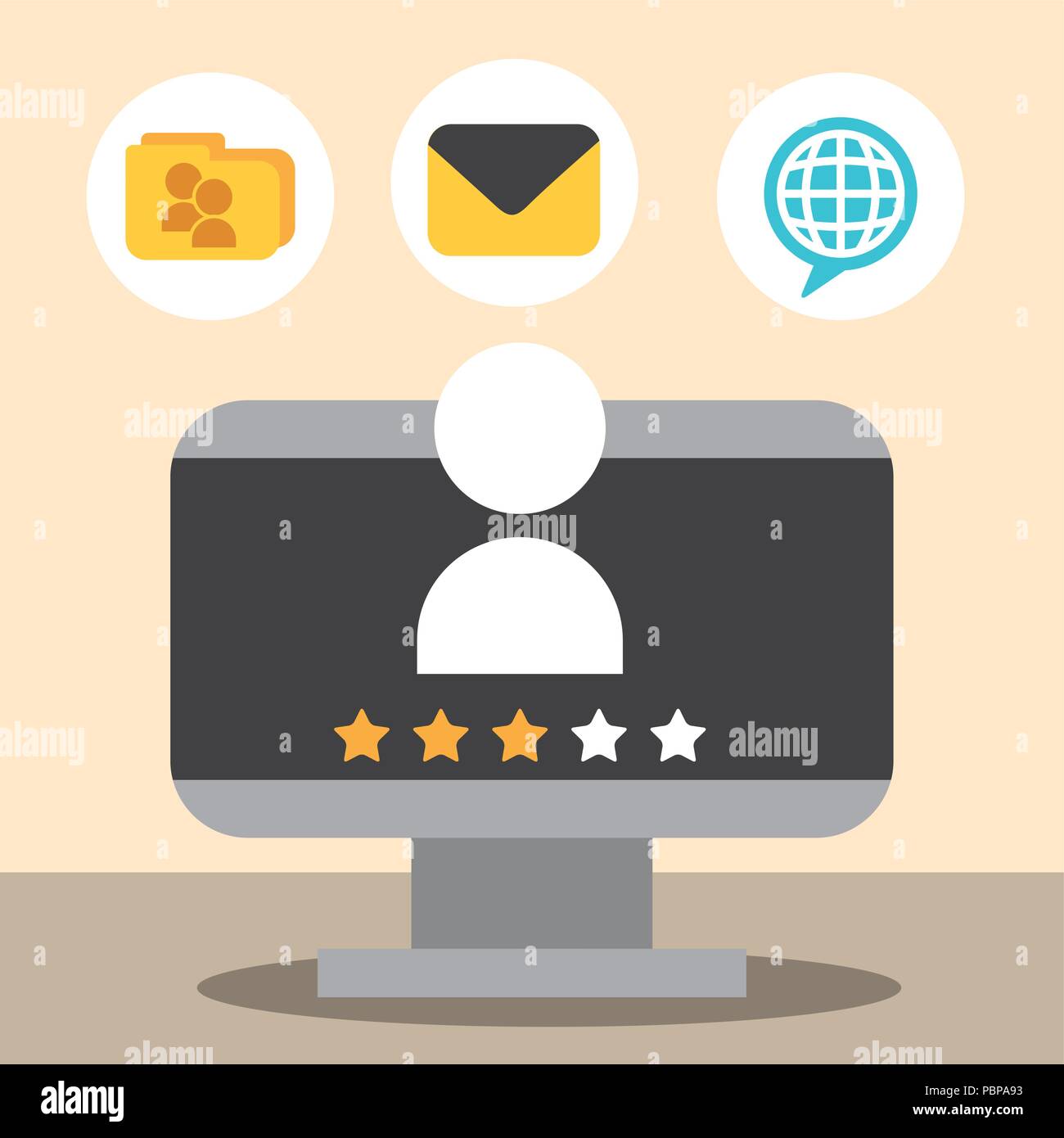 Computer data entry Stock Vector Images - Alamy