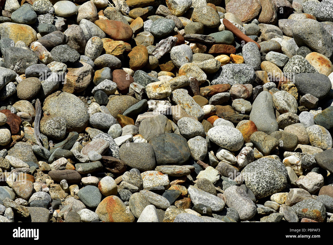 River rocks smoothed by years of erosion Stock Photo - Alamy