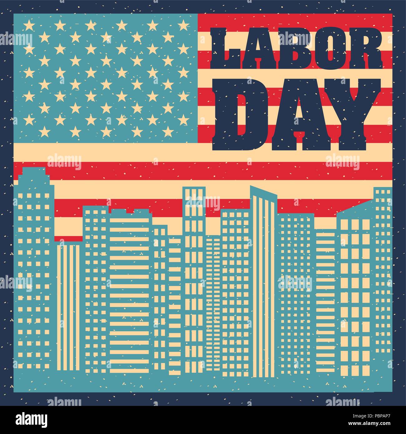 labor day card Stock Vector Image & Art - Alamy