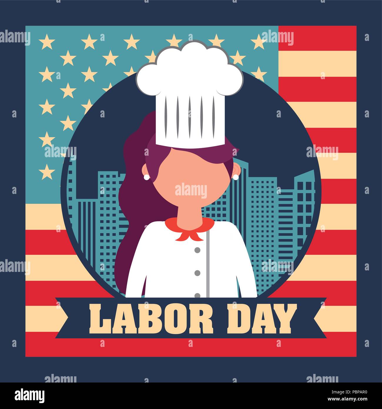 labor day card Stock Vector Image & Art - Alamy