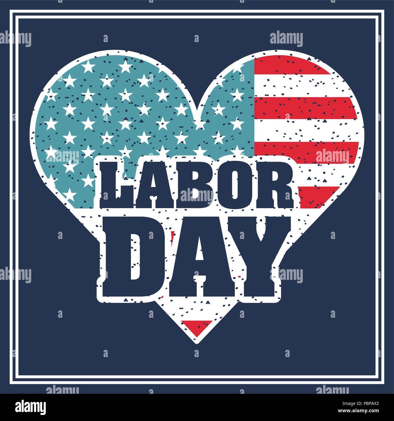 labor day card Stock Vector Image & Art - Alamy