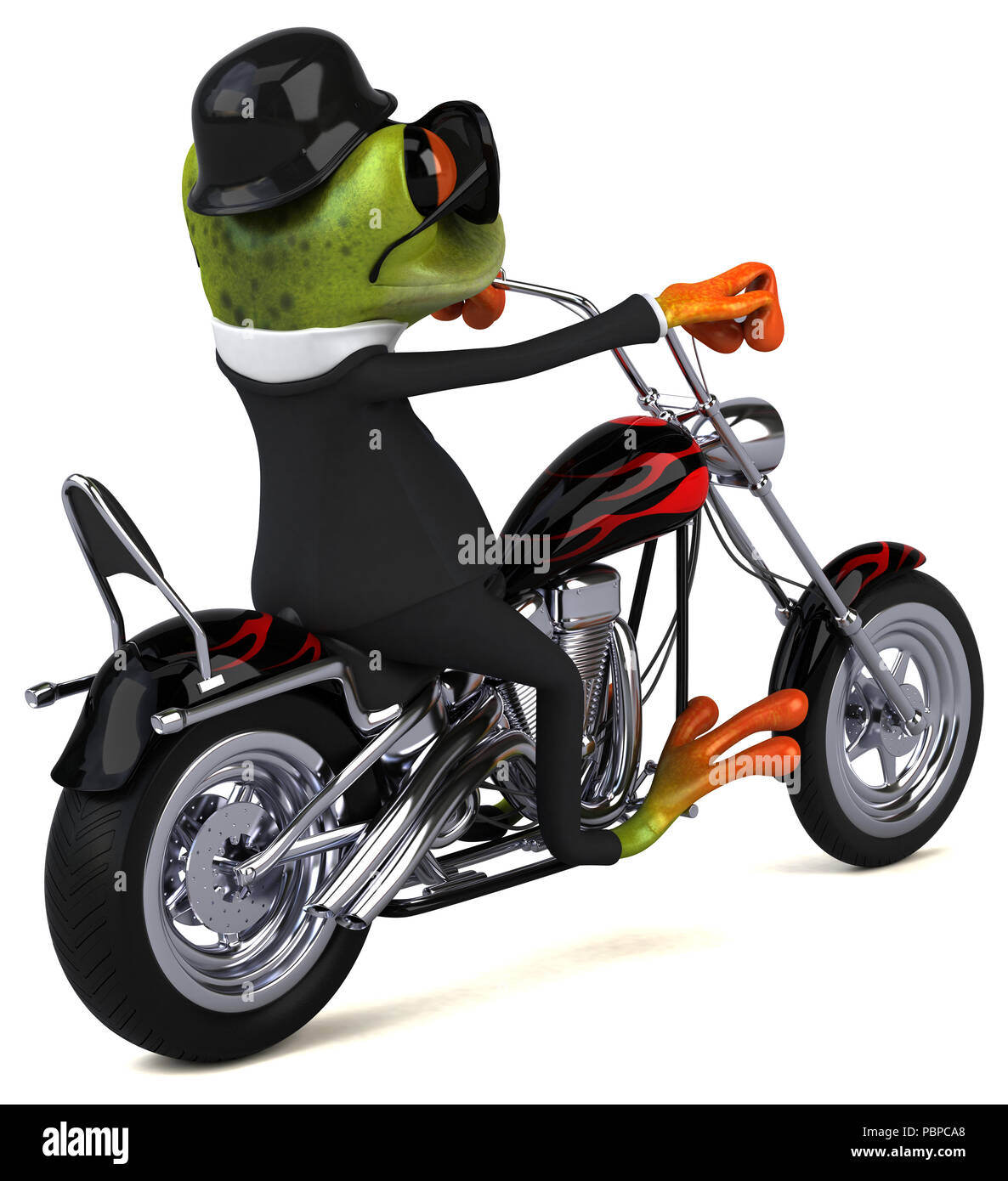 Frog on motorcycle hi-res stock photography and images - Alamy