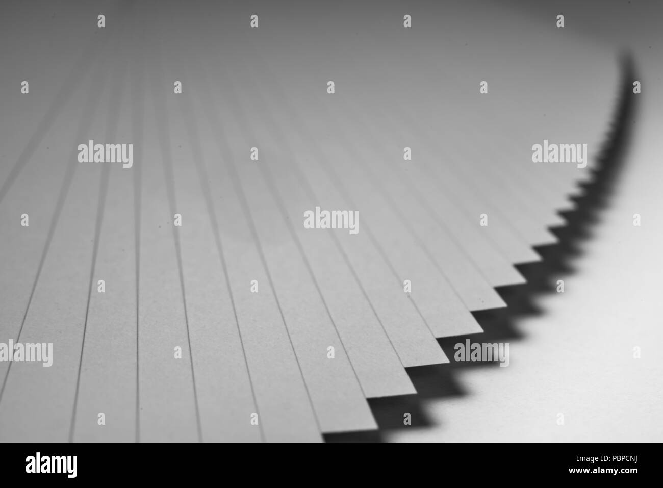 Abstract Mono Paper Edges Stock Photo - Alamy
