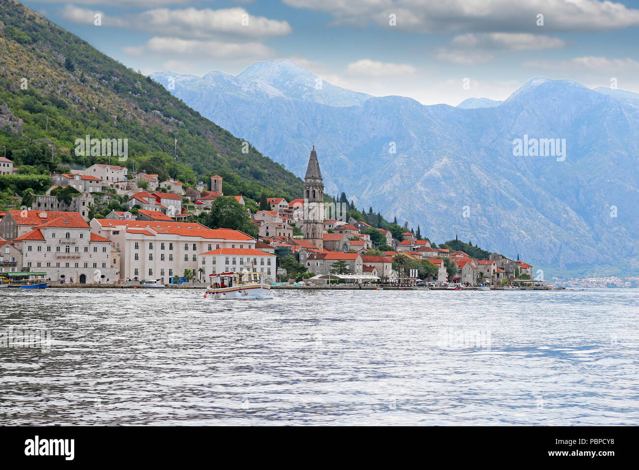 Panorama sea old town kotor hi-res stock photography and images - Alamy