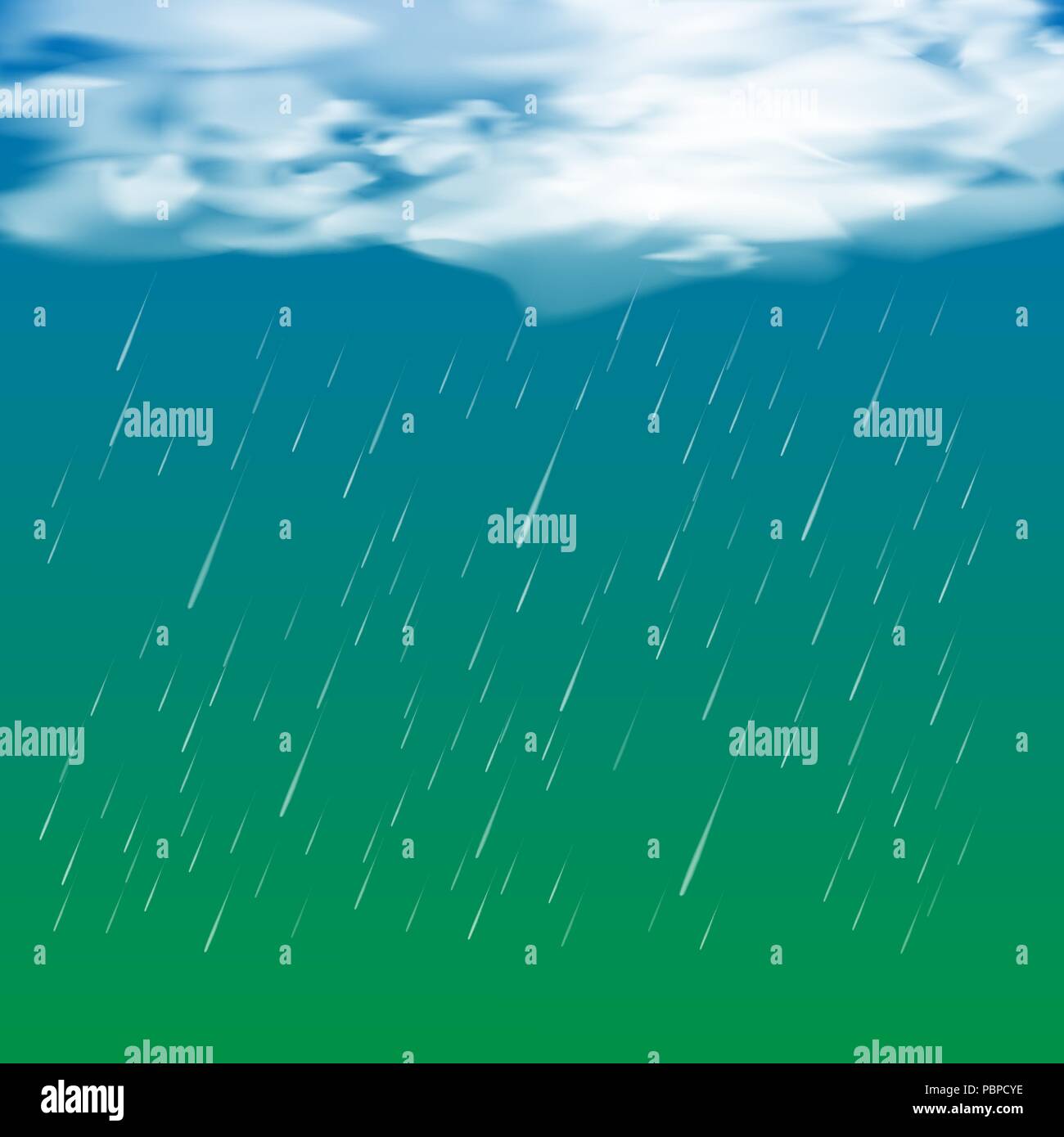 Rain Drops and Cloud Stock Vector Image & Art - Alamy