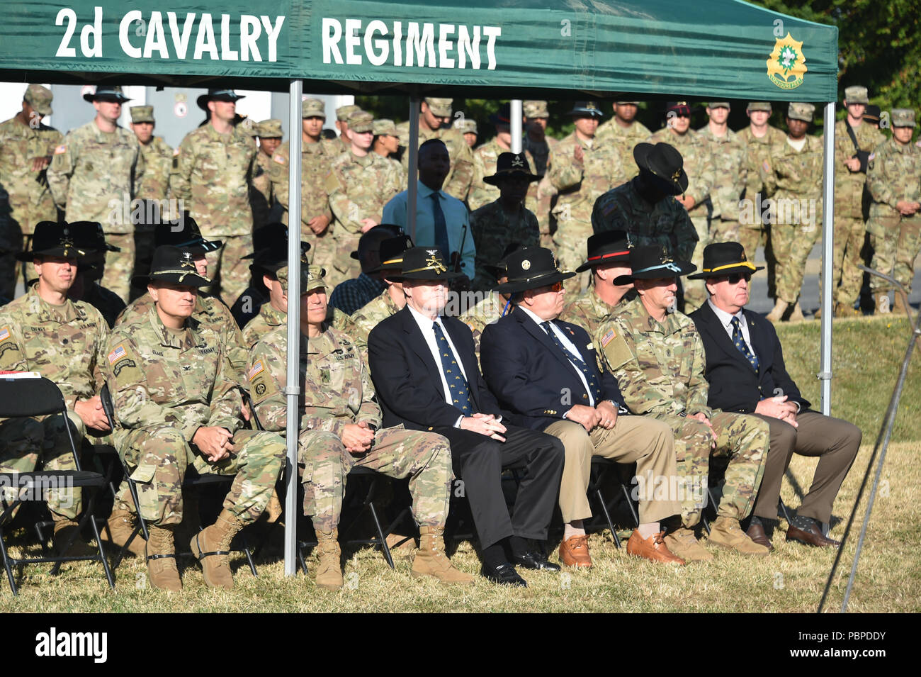 The 2d Cavalry Regiment (2CR) Commander, U.S. Army COL Patrick J. Ellis ...