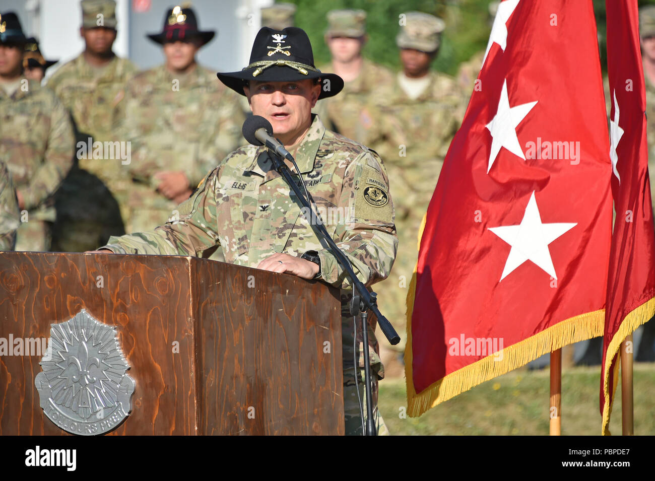 The 2d Cavalry Regiment (2CR) Commander, U.S. Army COL Patrick J. Ellis ...