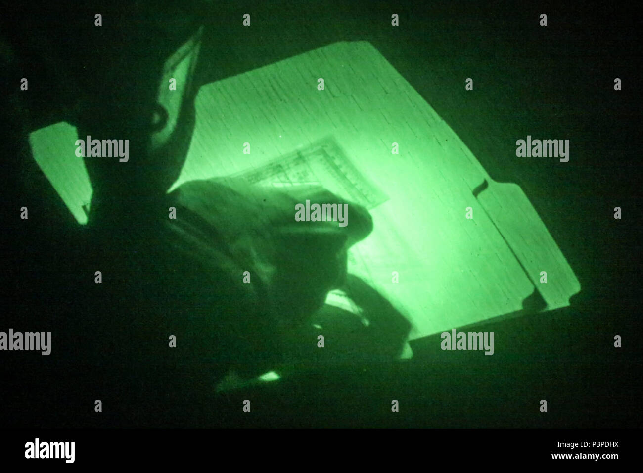 U.S. Army Soldiers from various units compete in the night land nav ...