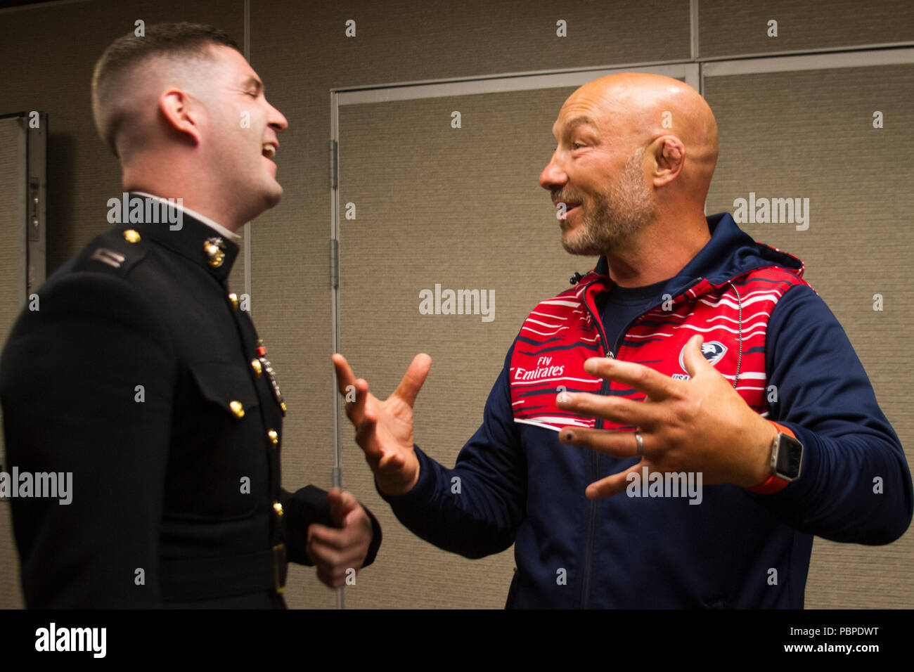 Marine Corps Recruiting Command’s Capt. Andrew Herbert, a community ...