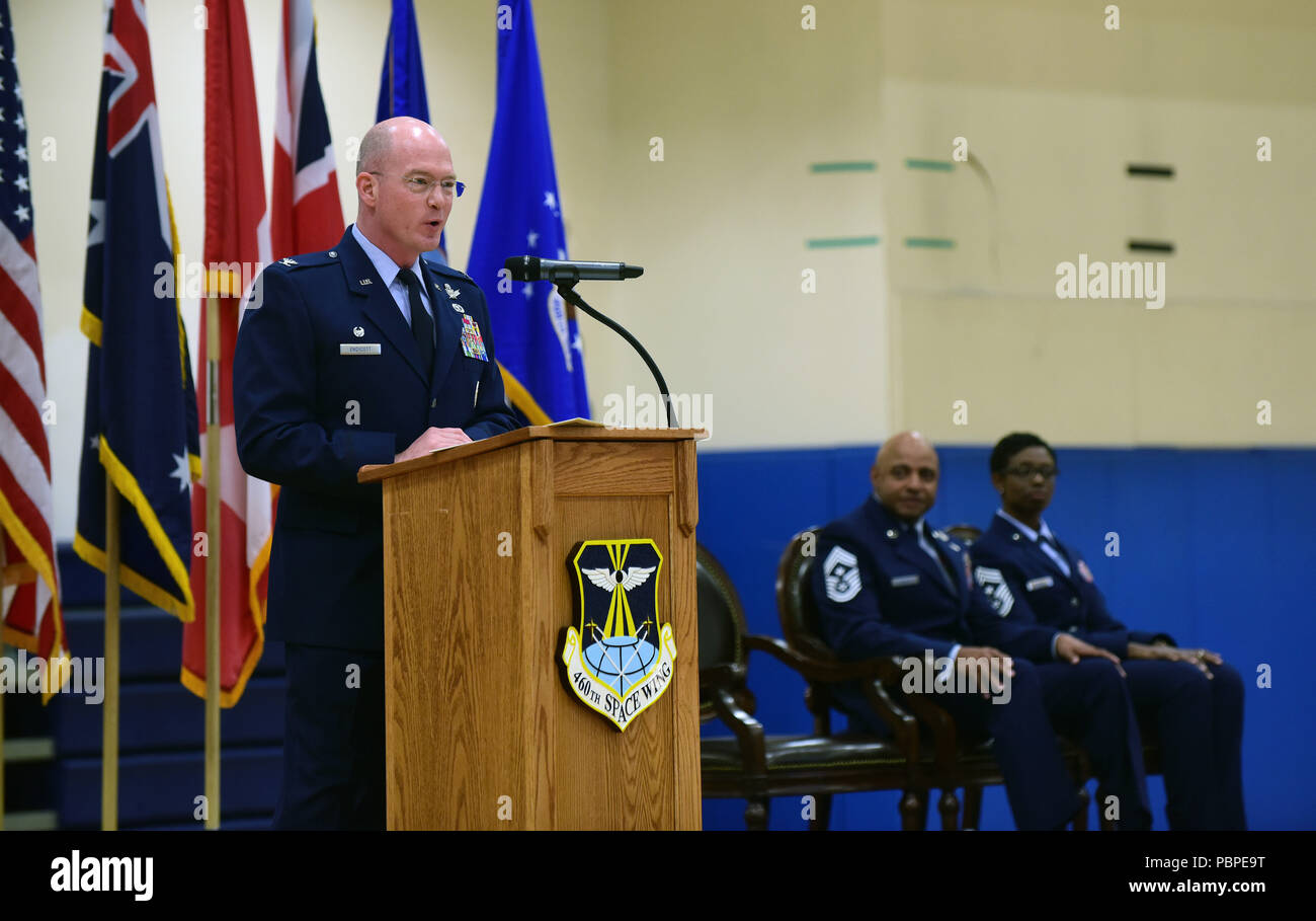 Col. Troy L. Endicott, 460th Space Wing commander, reflects on the ...