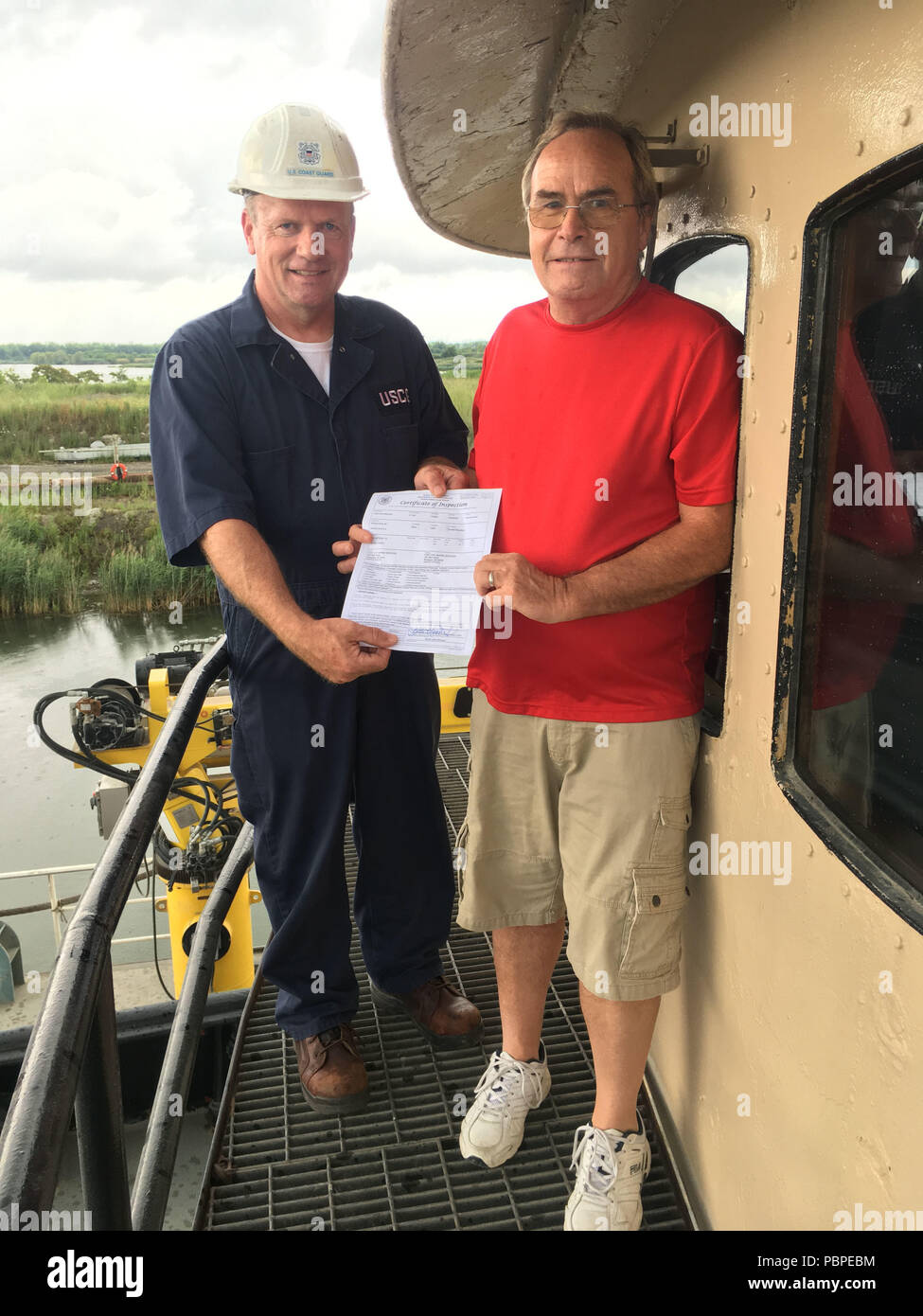 Jeff Carie, a civil servant marine inspector at the Marine Safety Unit ...