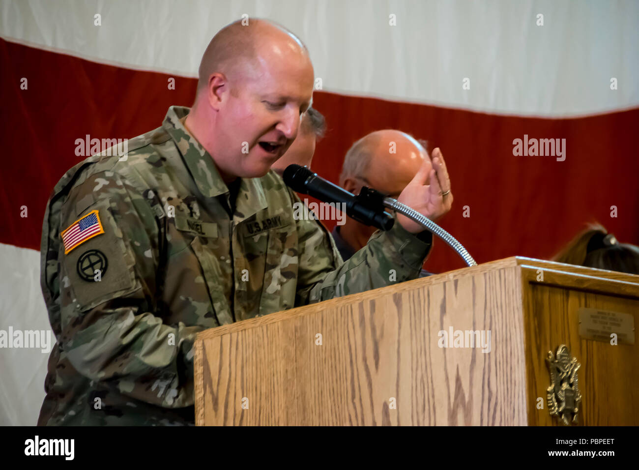 Chaplain (Maj.) David Nagel provides spiritual services diuring the ...