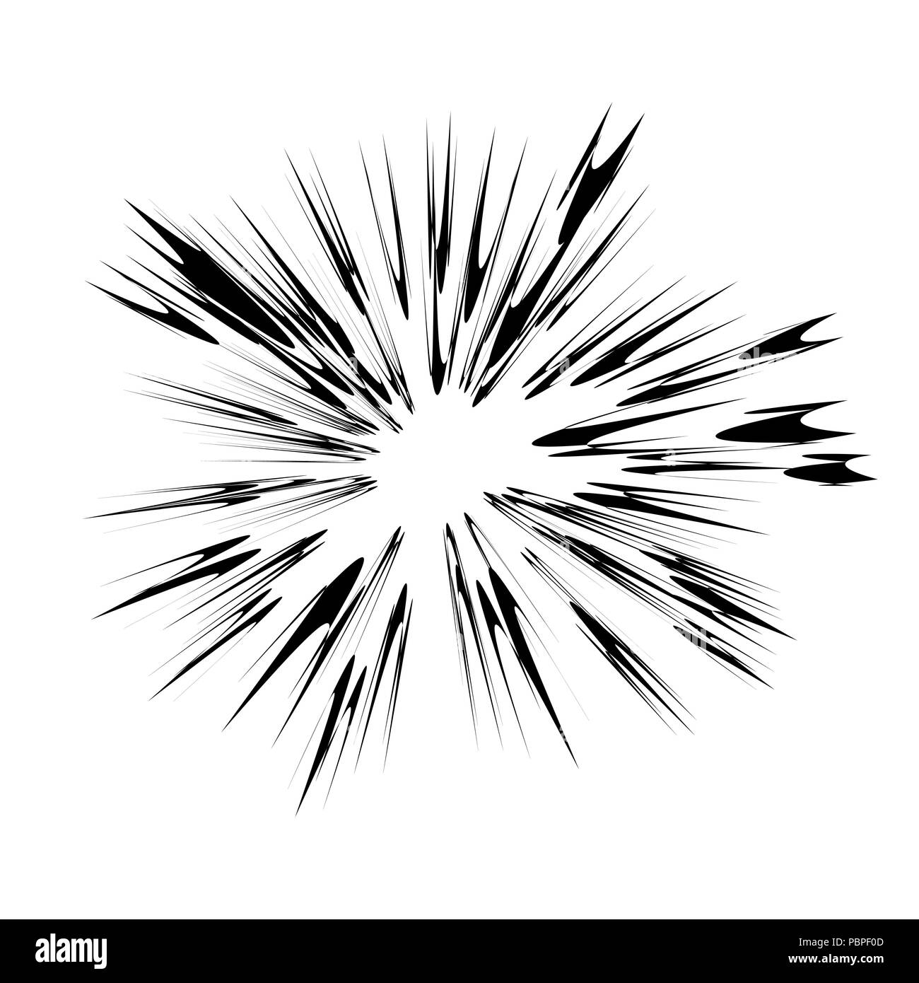 Explode Flash, Cartoon Explosion, Star Burst Stock Vector Image & Art ...