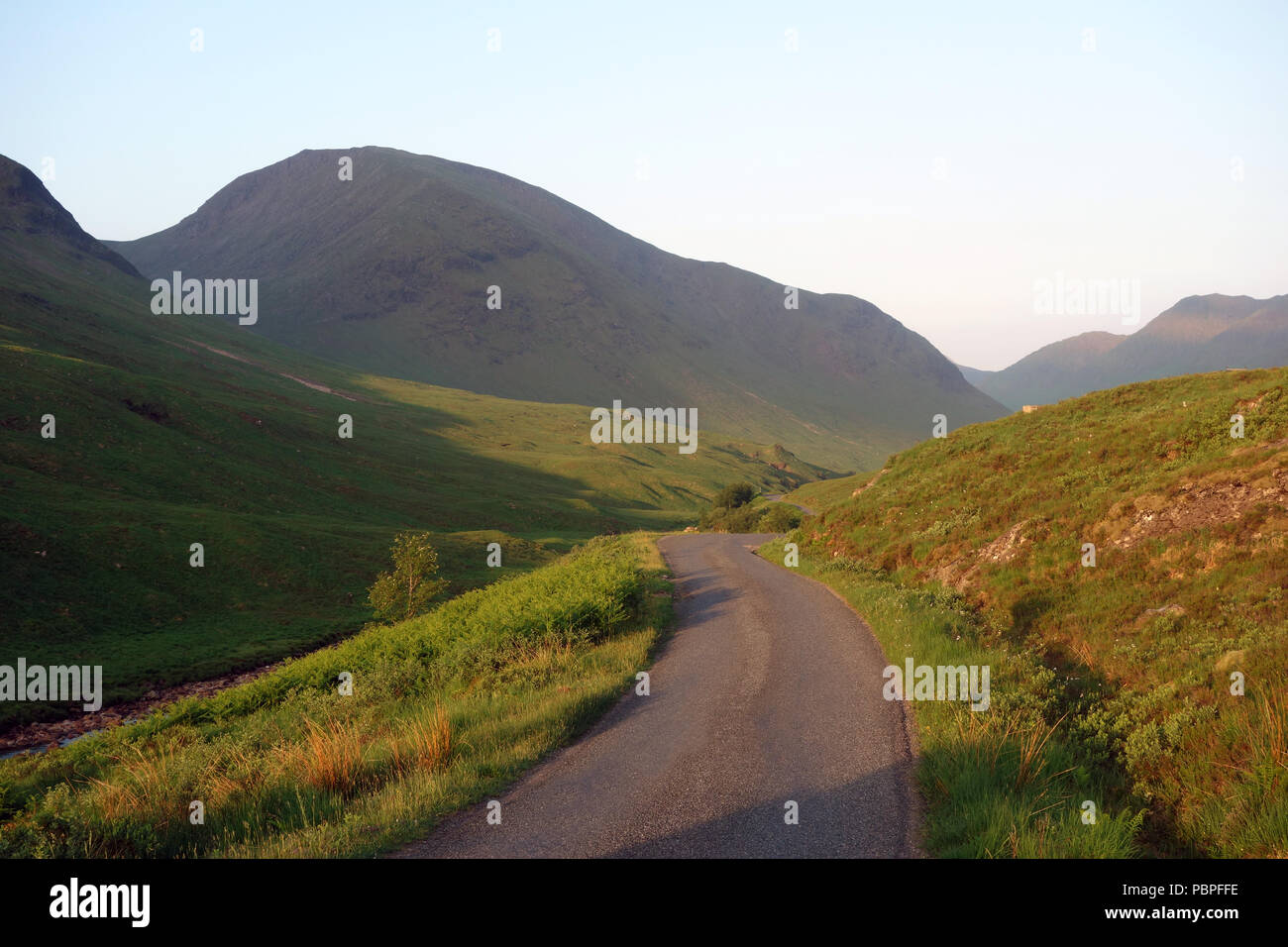 Dawn on the Scottish Mountain Corbett Beinn Mhic Chasgaig from the ...