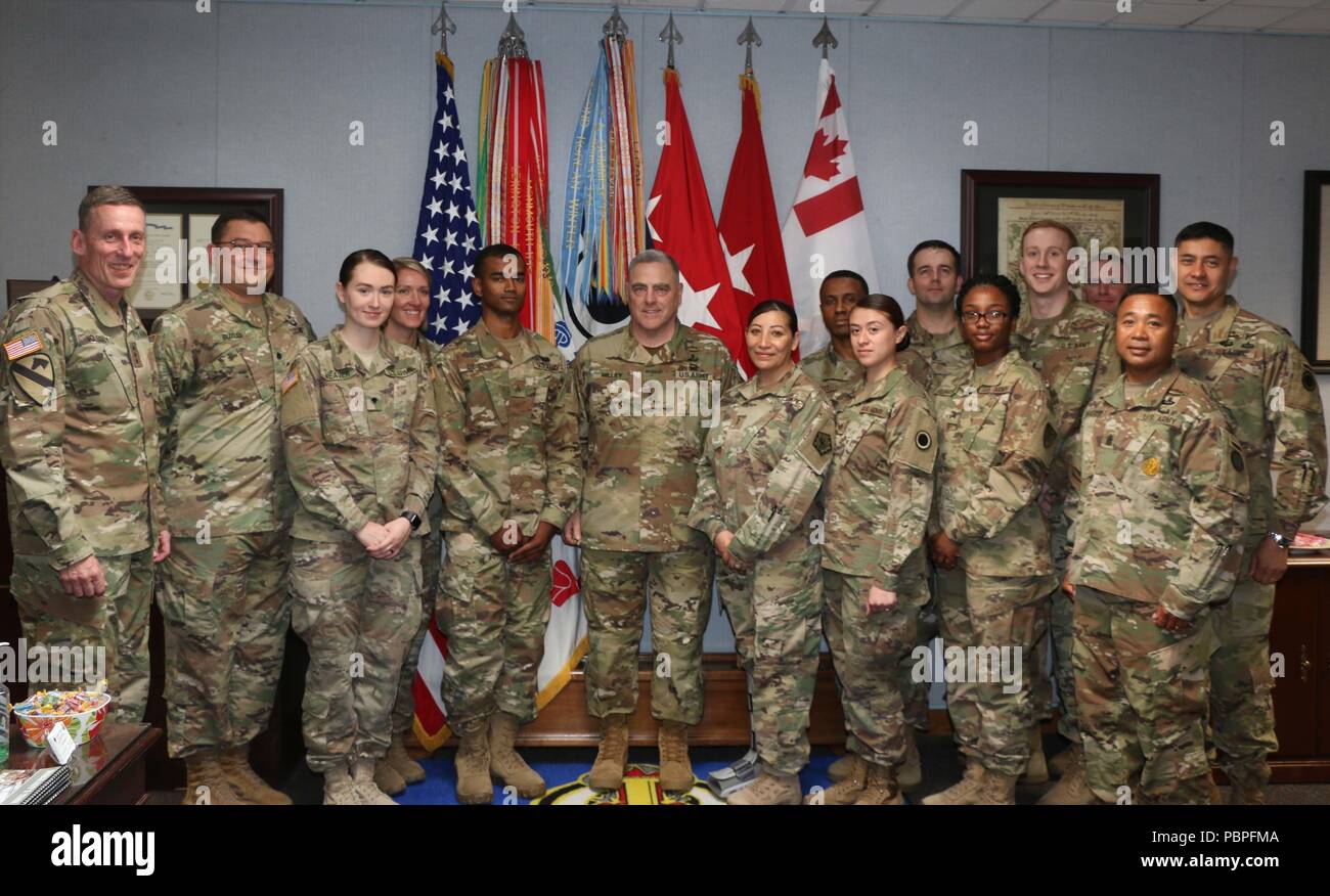 Chief of Staff of the Army, Gen. Mark A. Milley (middle), America’s ...