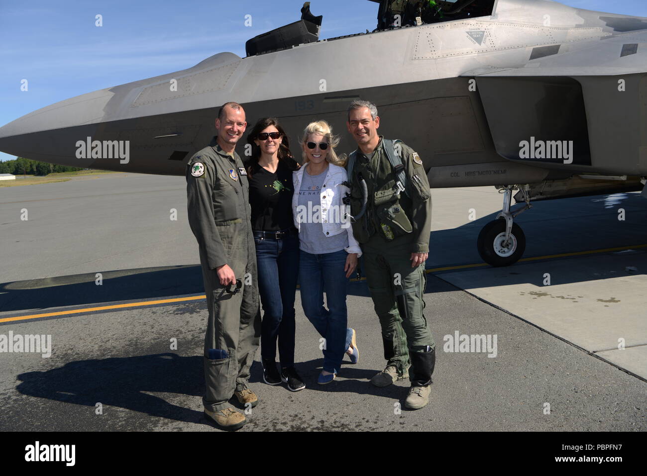 U.S. Air Force Col. Christopher J. Niemi, 3rd Wing commander and his ...