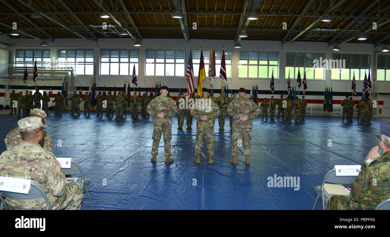 Regional Health Command Europe Formation of Troops participate in the ...