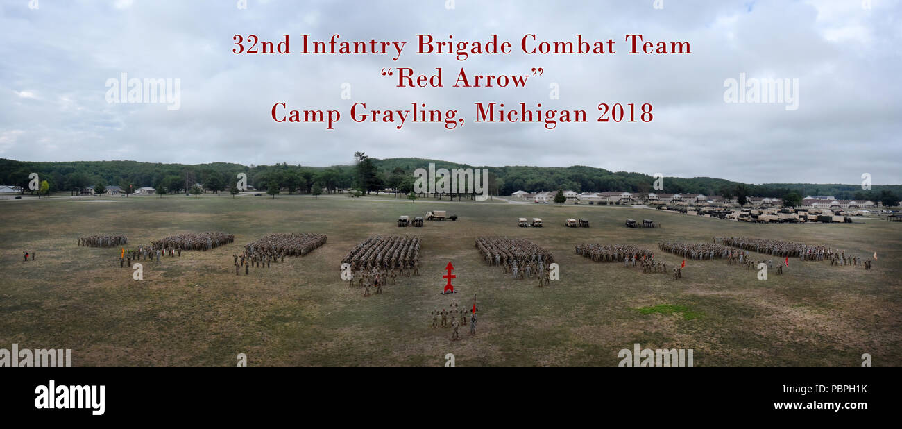 The Soldiers of the 32nd "Red Arrow" Infantry Brigade Combat Team ...