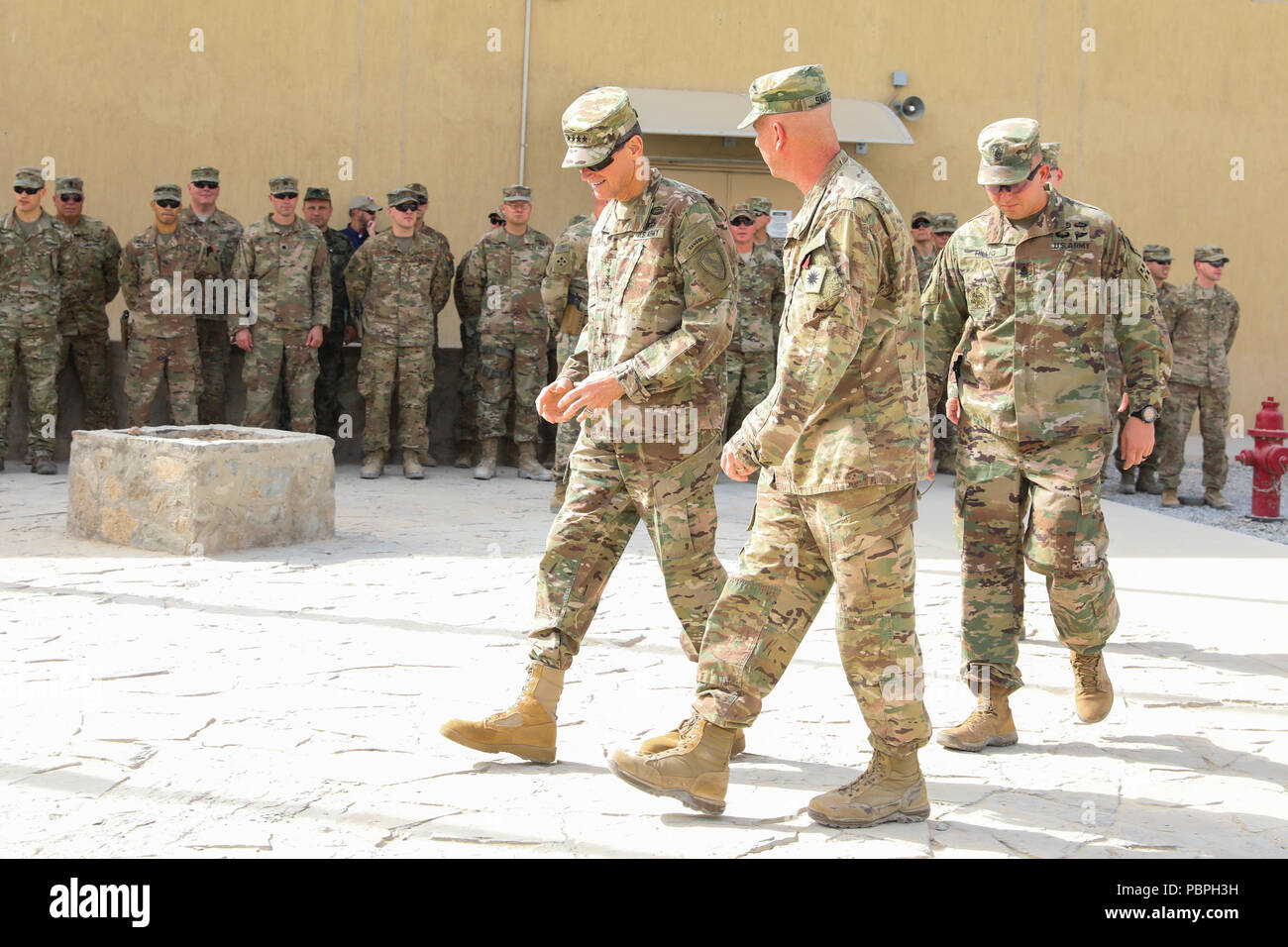 KANDAHAR AIRFIELD, Afghanistan (July 25, 2018) -- U.S. Army Gen. Joseph ...