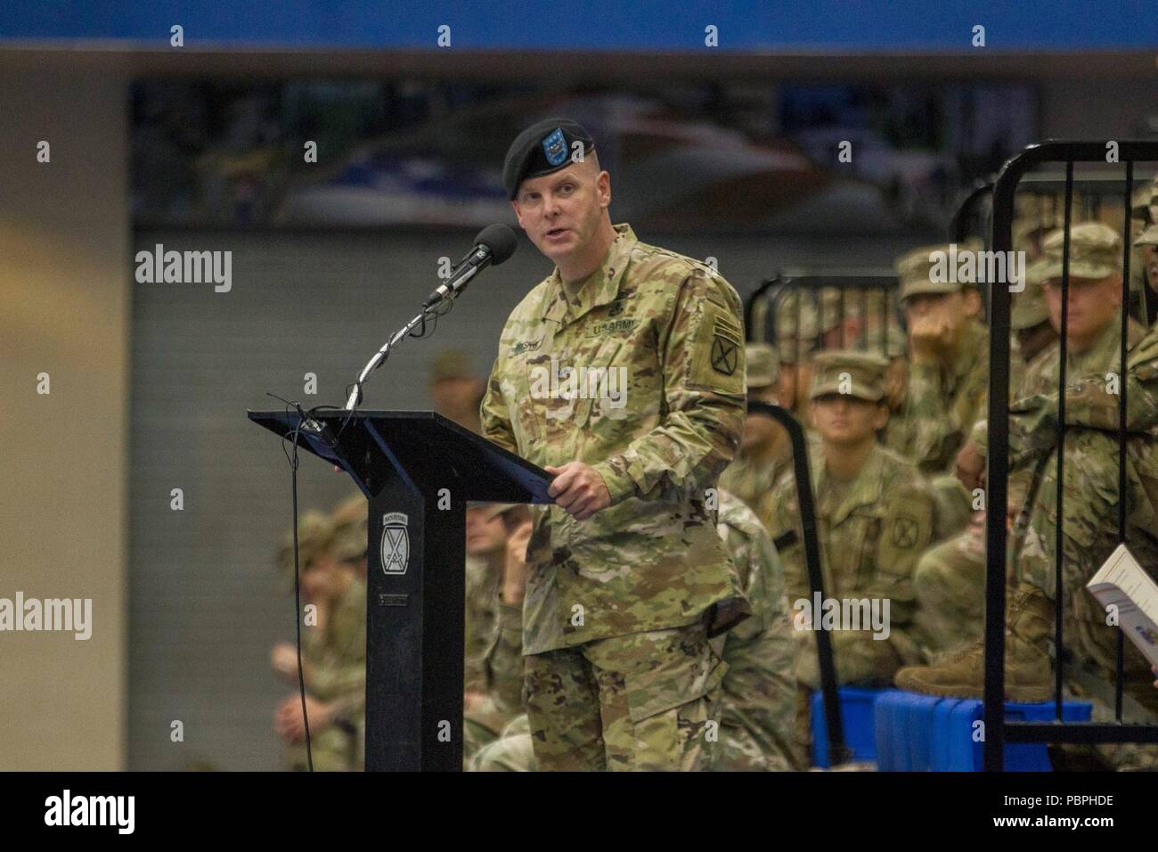 Col. Matthew Bresko, the new 10th Mountain Division Sustainment Brigade ...