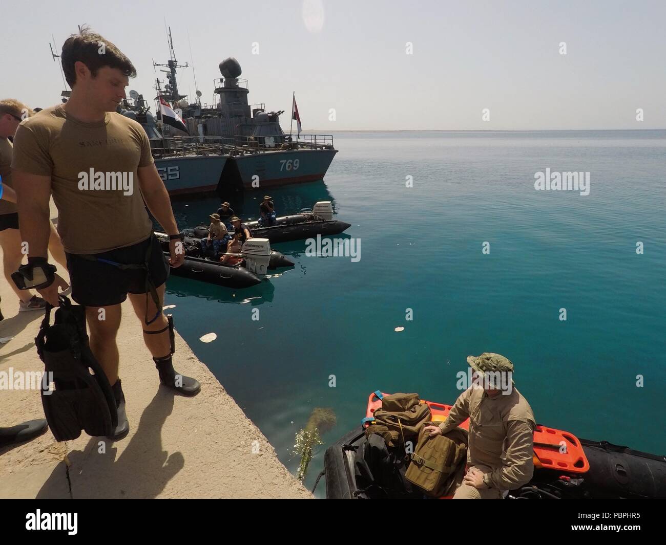 Egyptian naval force red sea naval base hi-res stock photography and ...