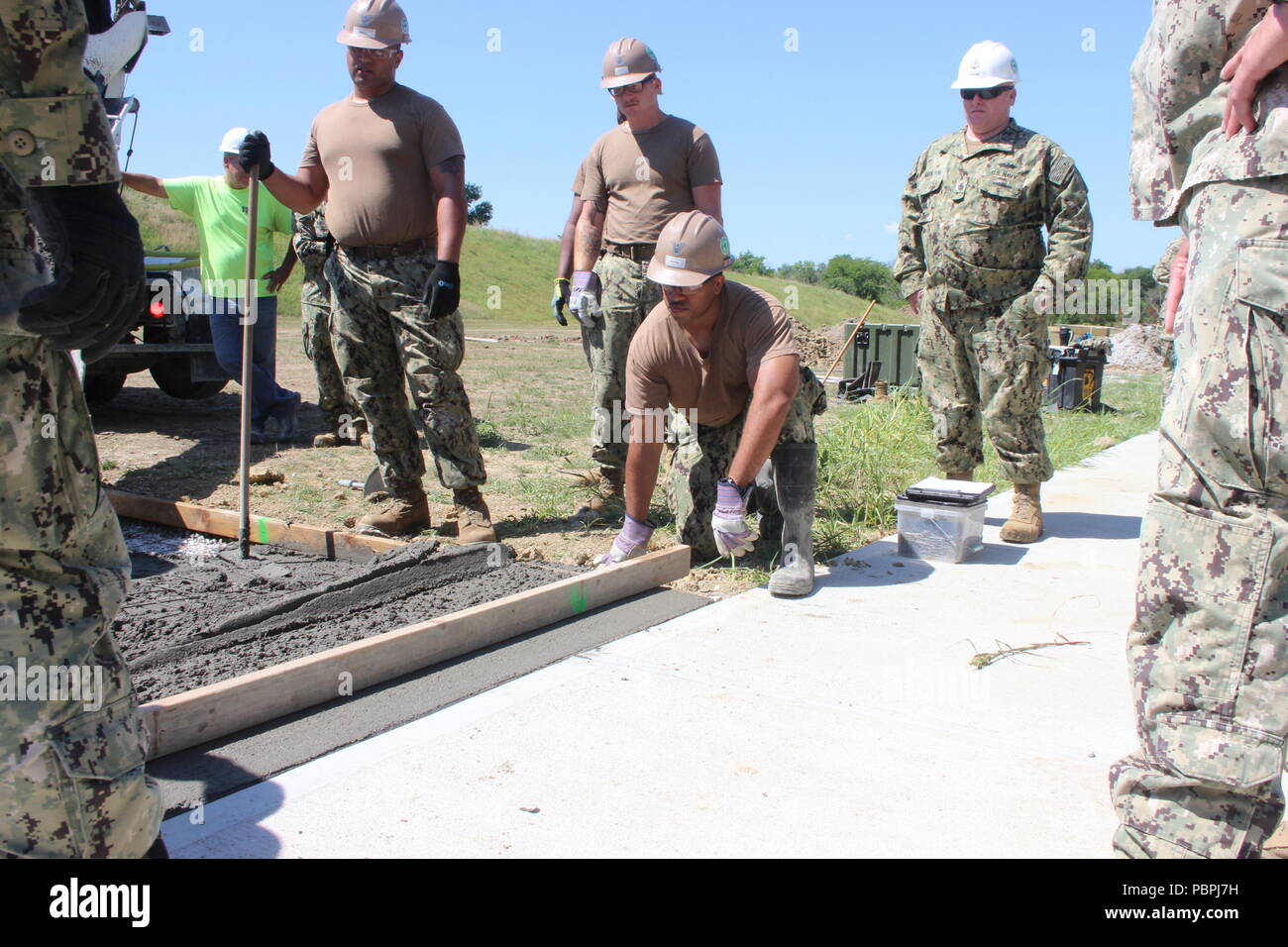 Naval Mobile Construction Battalion (NMCB) 27 Seabees of Individual ...