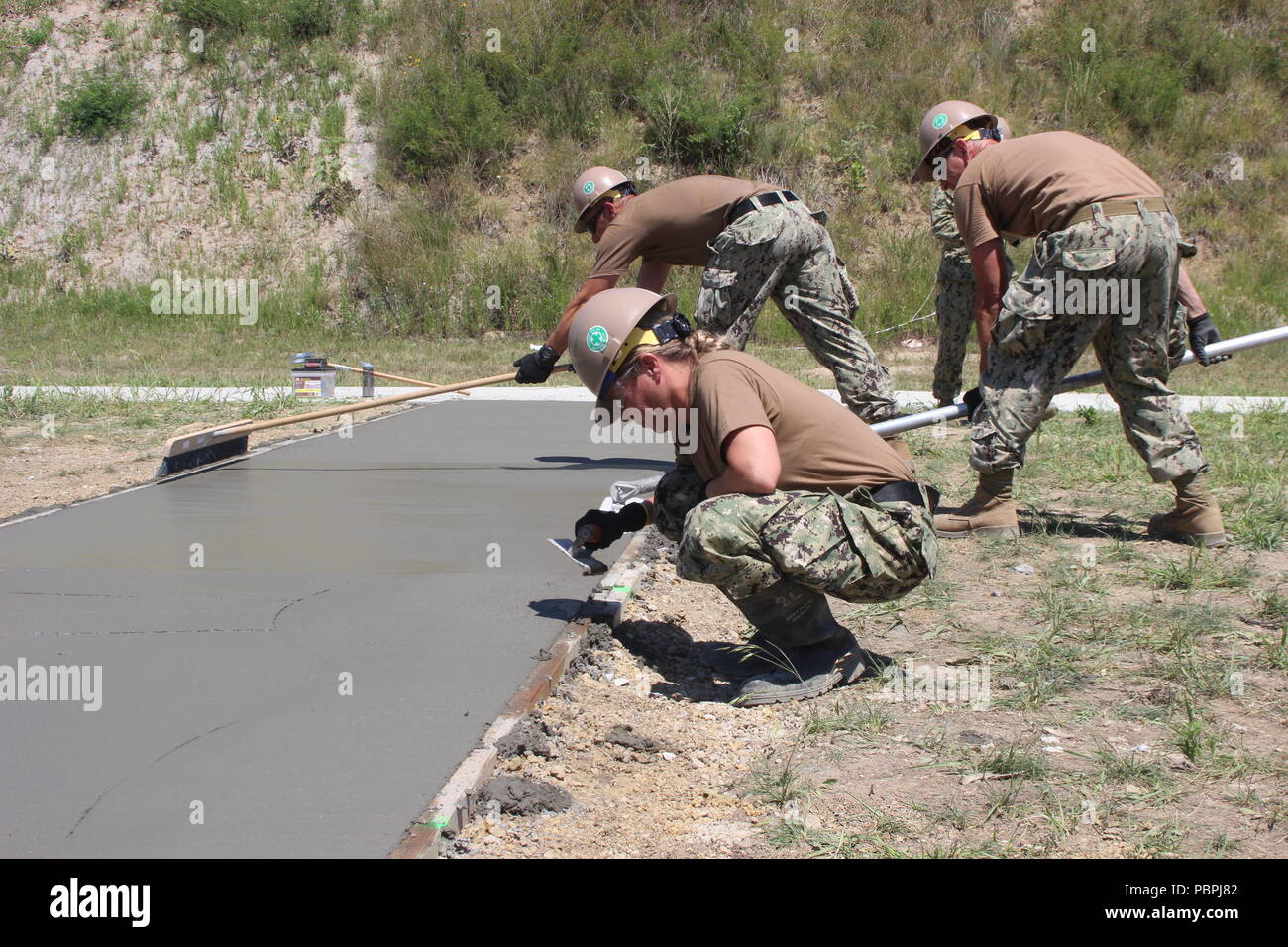 Naval Mobile Construction Battalion (NMCB) 27 Seabees of Individual ...