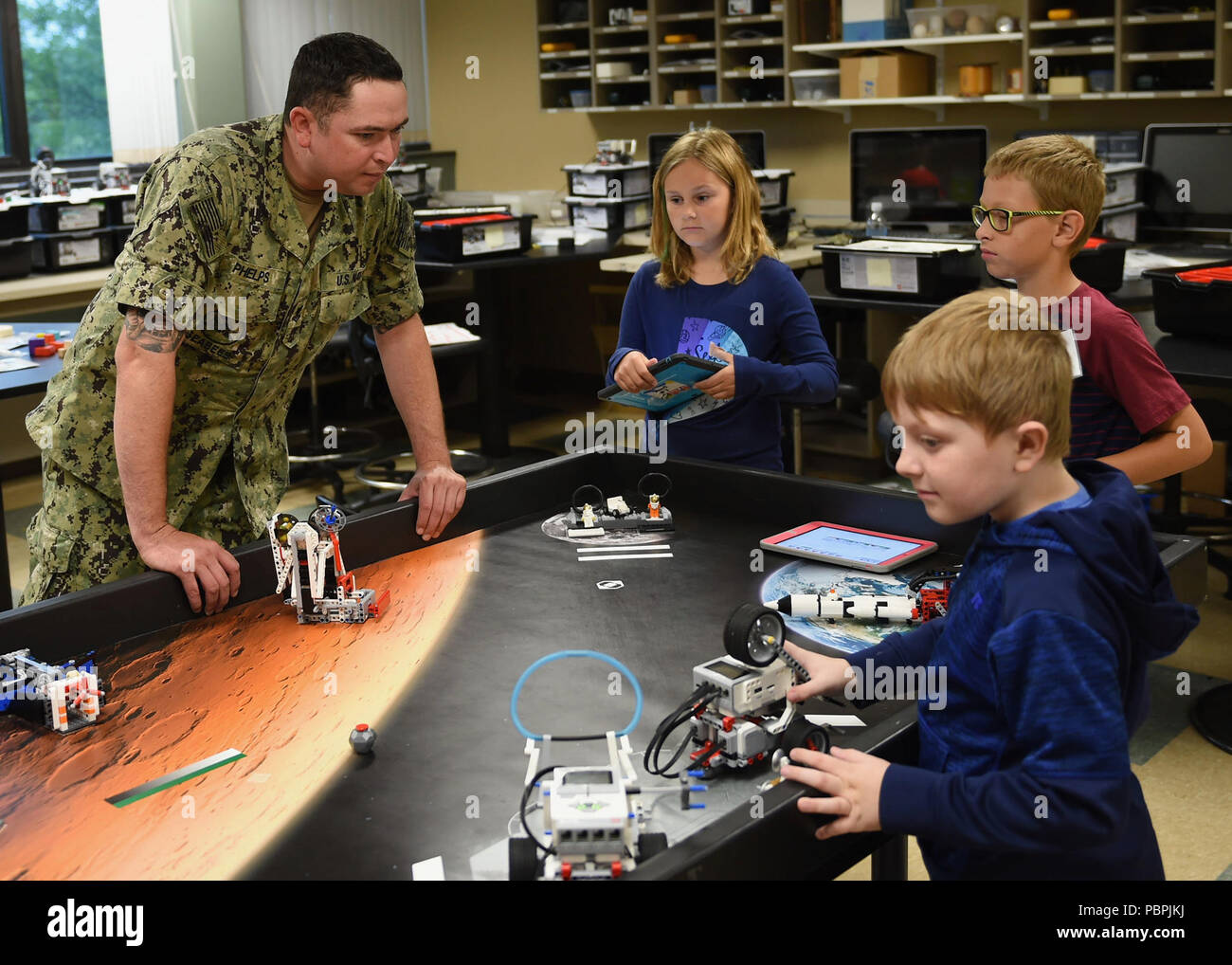 Construction Electrician 2nd Class Benjamin Phelps, assigned to Navy ...