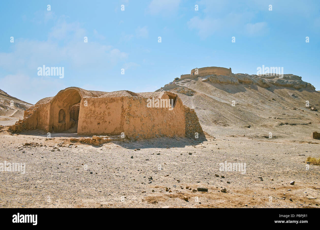 Preserved buildings of ancient Zoroastrian burial site - Tower of ...