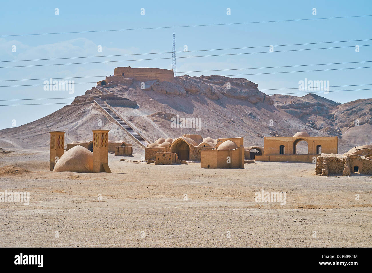The ancient ritual site of Towers of Silence (Dakhma) was used for ...
