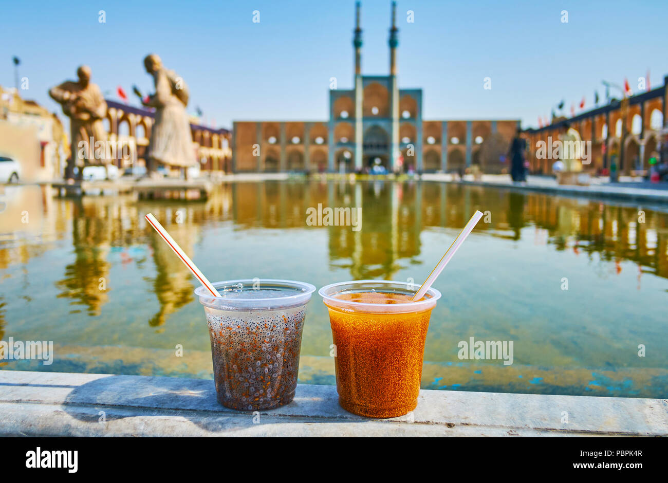 Enjoy refreshing chia seeds drinks - Tokhme Sharbati with rose water at ...