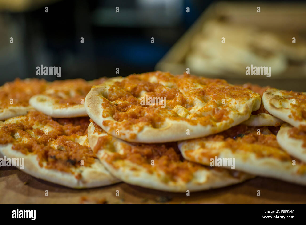Black sesame pita bread hi-res stock photography and images - Alamy