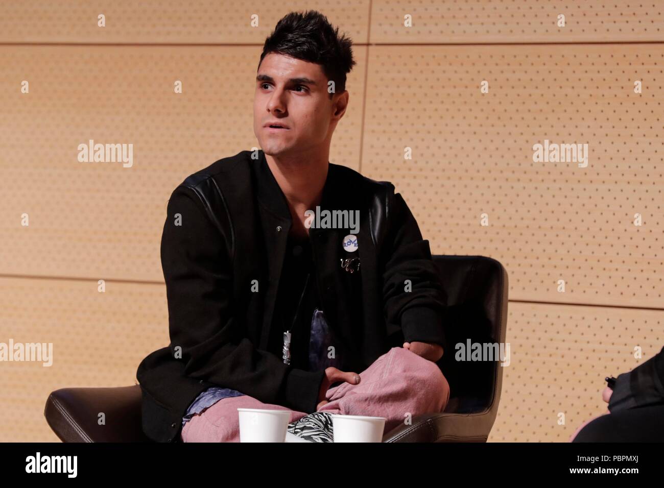 The New School, New York, USA, July 27, 2018 - Emmanuel Kelly ...