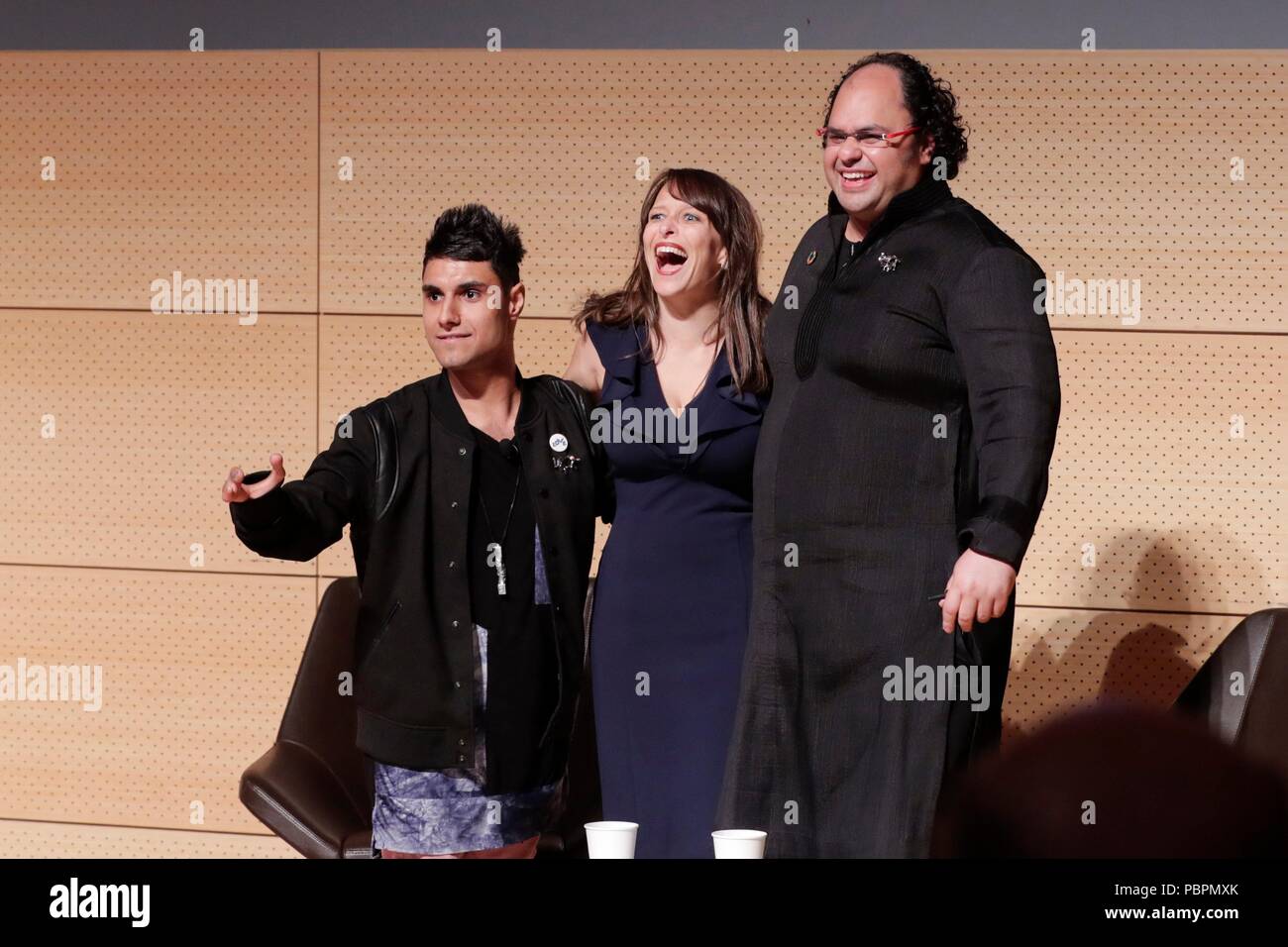 The New School, New York, USA, July 27, 2018 - Emmanuel Kelly ...