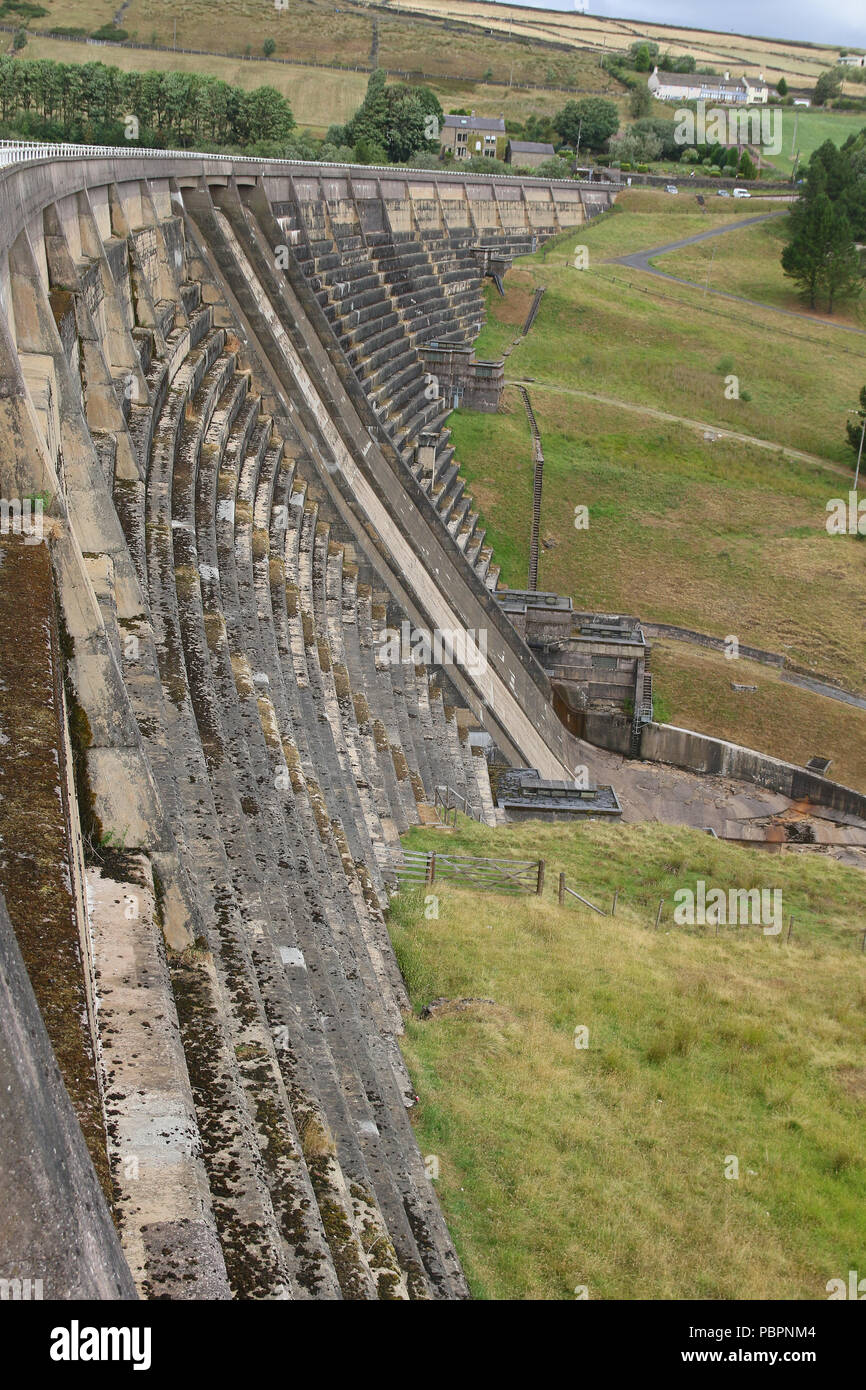 Ripponden, Yorkshire, 28 July 2018.UK The Yorkshire Water operated ...
