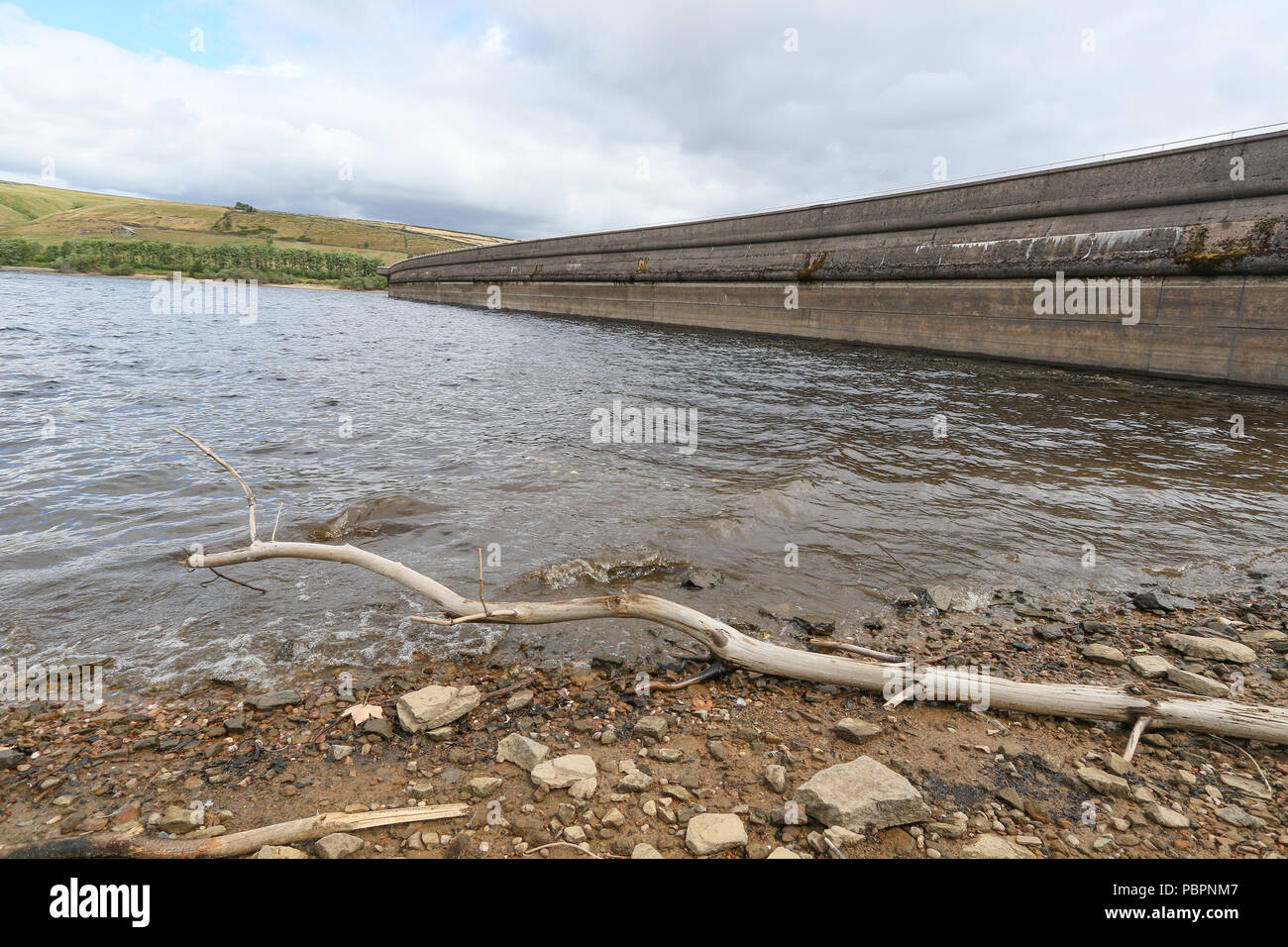 Ripponden, Yorkshire, 28 July 2018.UK The Yorkshire Water operated ...