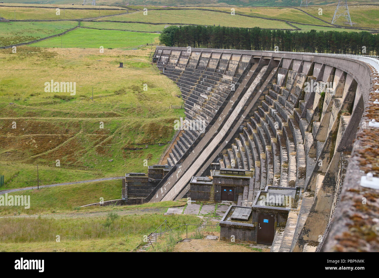 Ripponden, Yorkshire, 28 July 2018.UK The Yorkshire Water operated ...